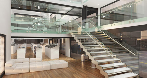 Glass Railings for Commercial Spaces - ALUMIGUARD MFG
